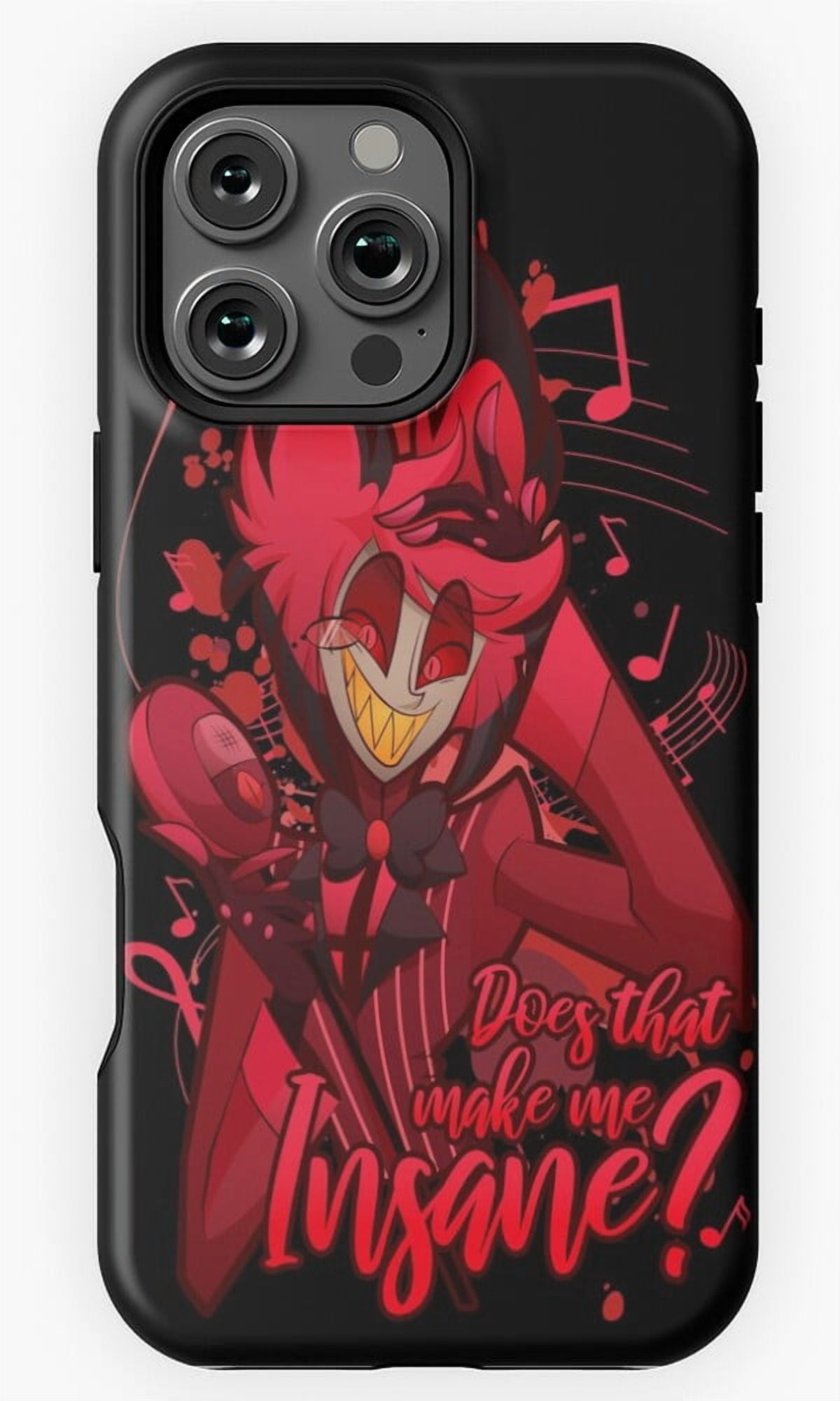 Alastor Radio Demon Insane Cartoon Art iPhone 11–16 Pro Max Compatible ...