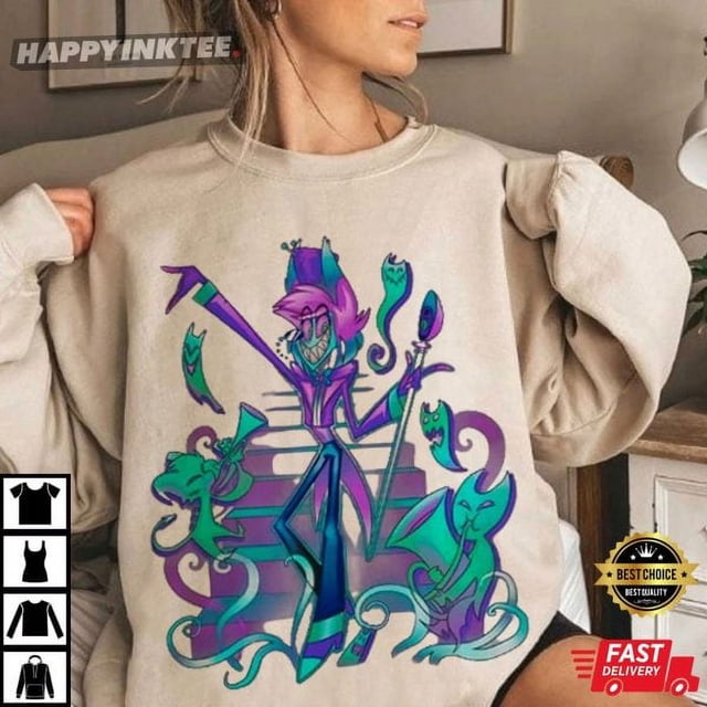 Alastor the Radio Demon Show Hazbin Hotel , Unisex SweatShirt ...