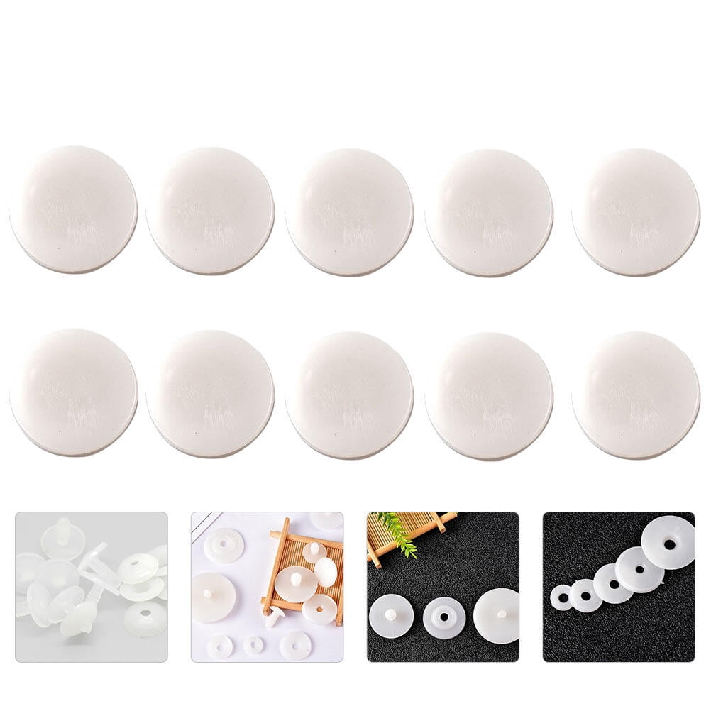 Alasum 10 Sets Toy Joints for Childrens Bone Joint Toys White Plastic ...