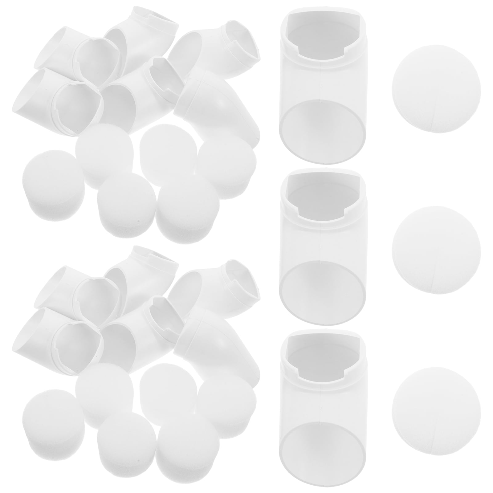 Alasum 15 Sets Hydroponic Planting Kit, White Plastic Indoor Garden ...