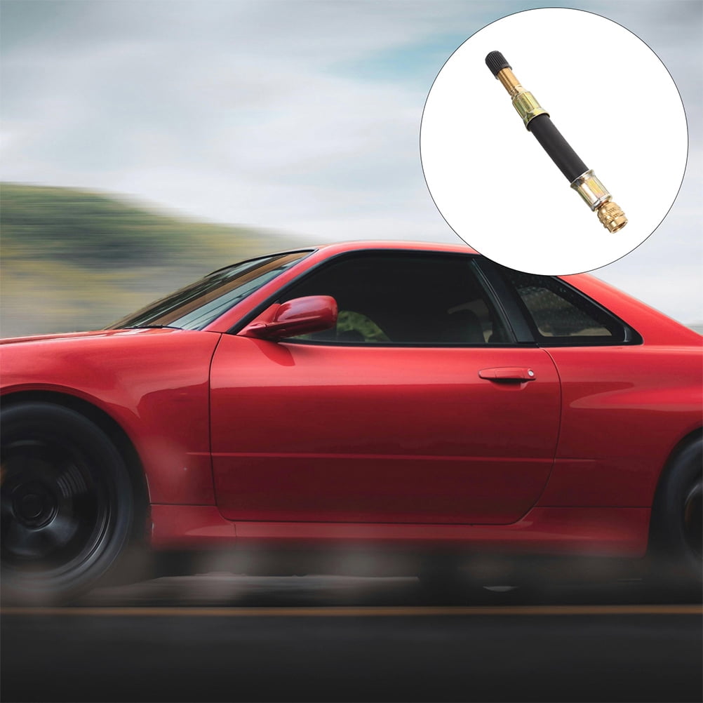 Alasum 2Pcs Automotive Valve Stem Extenders Kit Easy Connect Flexible ...