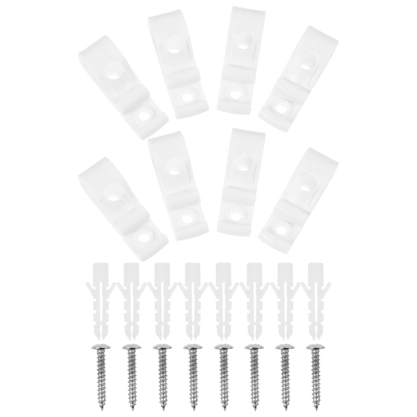 Alasum 4 Sets Blinds P Clip White 5.2X0.79in Plastic for Homeowners and ...