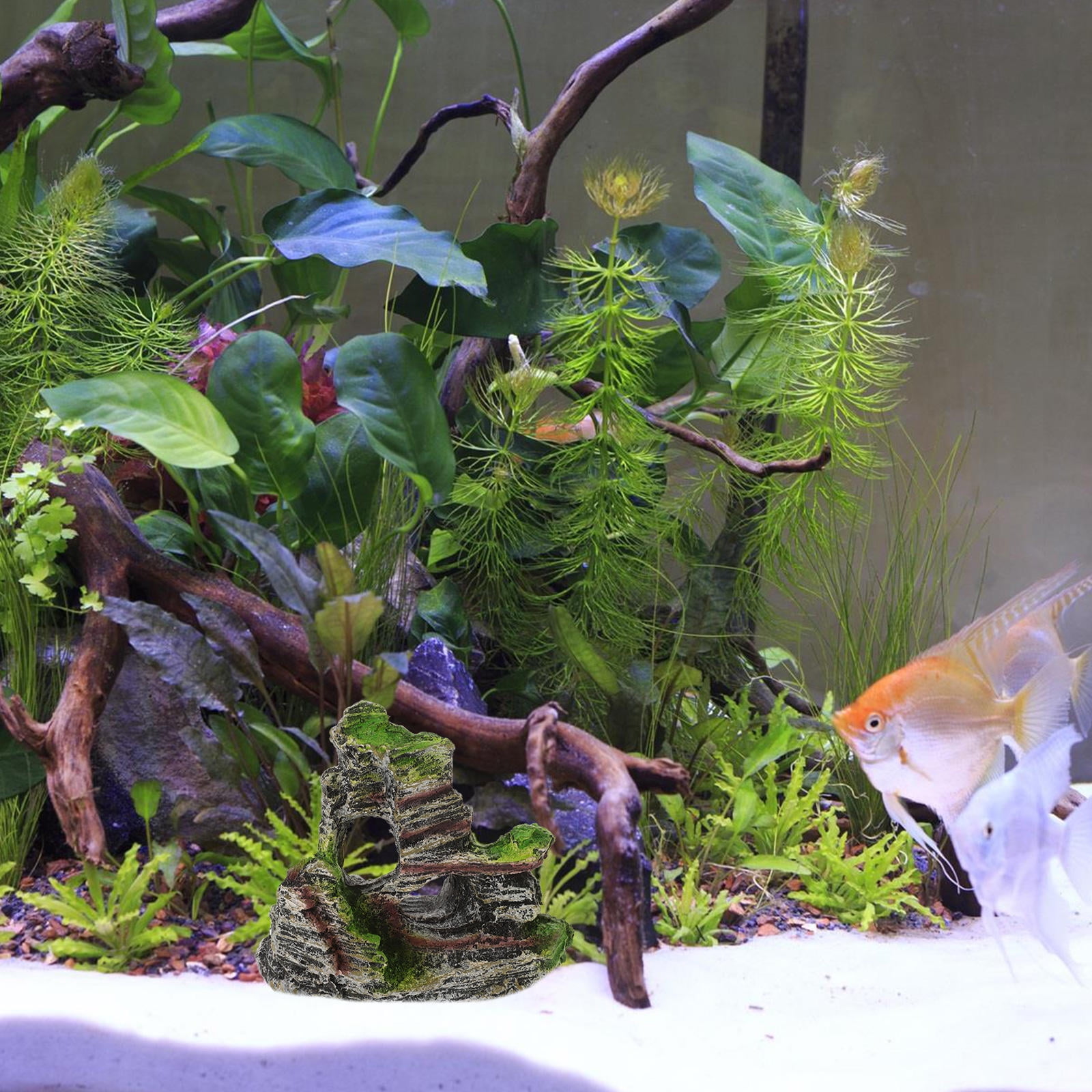 Alasum Assorted Color Tall Resin Aquarium Mountain Rockery Fish Tank ...