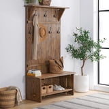 Alaterre Furniture Bethel 70-Inch Hall Tree with Bench - Walmart.com