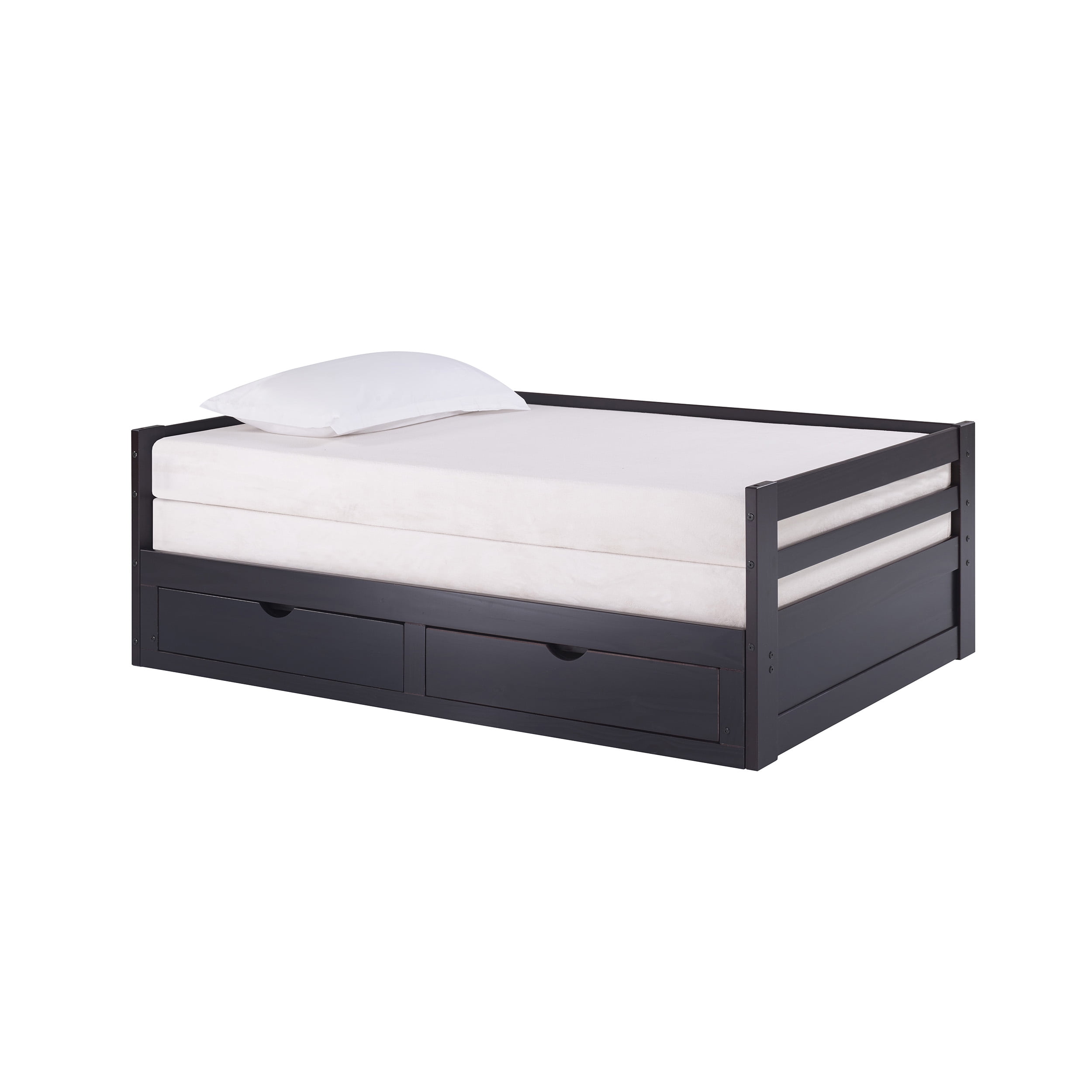 Alaterre Furniture Jasper Twin to King Extending Day Bed with Storage ...