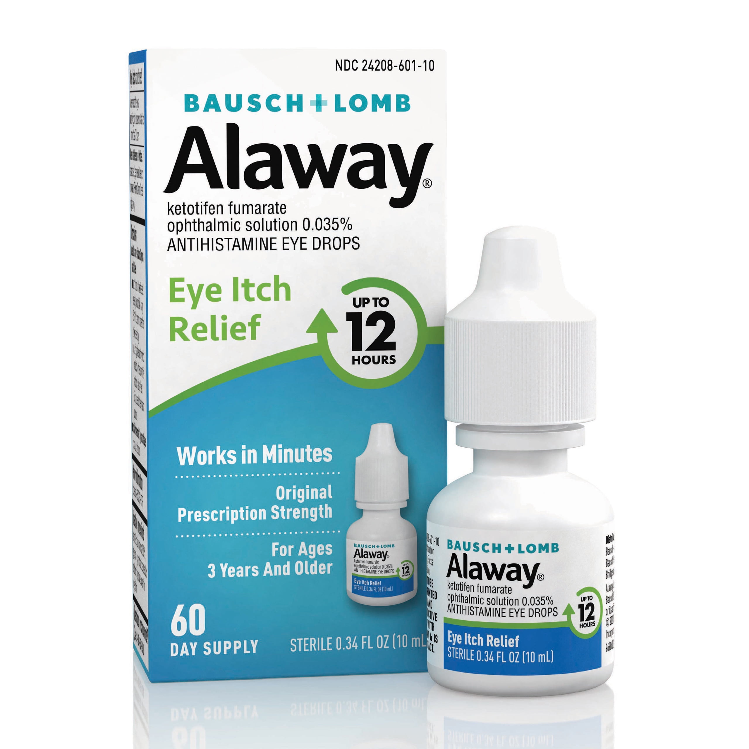 Alaway Eye Drops, Eye Itch Relief, 0.34 fl oz, HSA/FSA Eligible ...