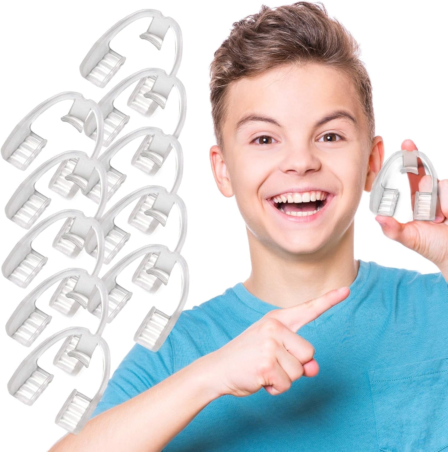 Alayna Kids Mouth Guard for Grinding Teeth - 10 PK Night Guard for TMJ ...
