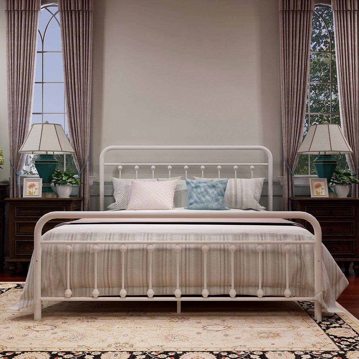 Old Metal Bed Frame Assembly