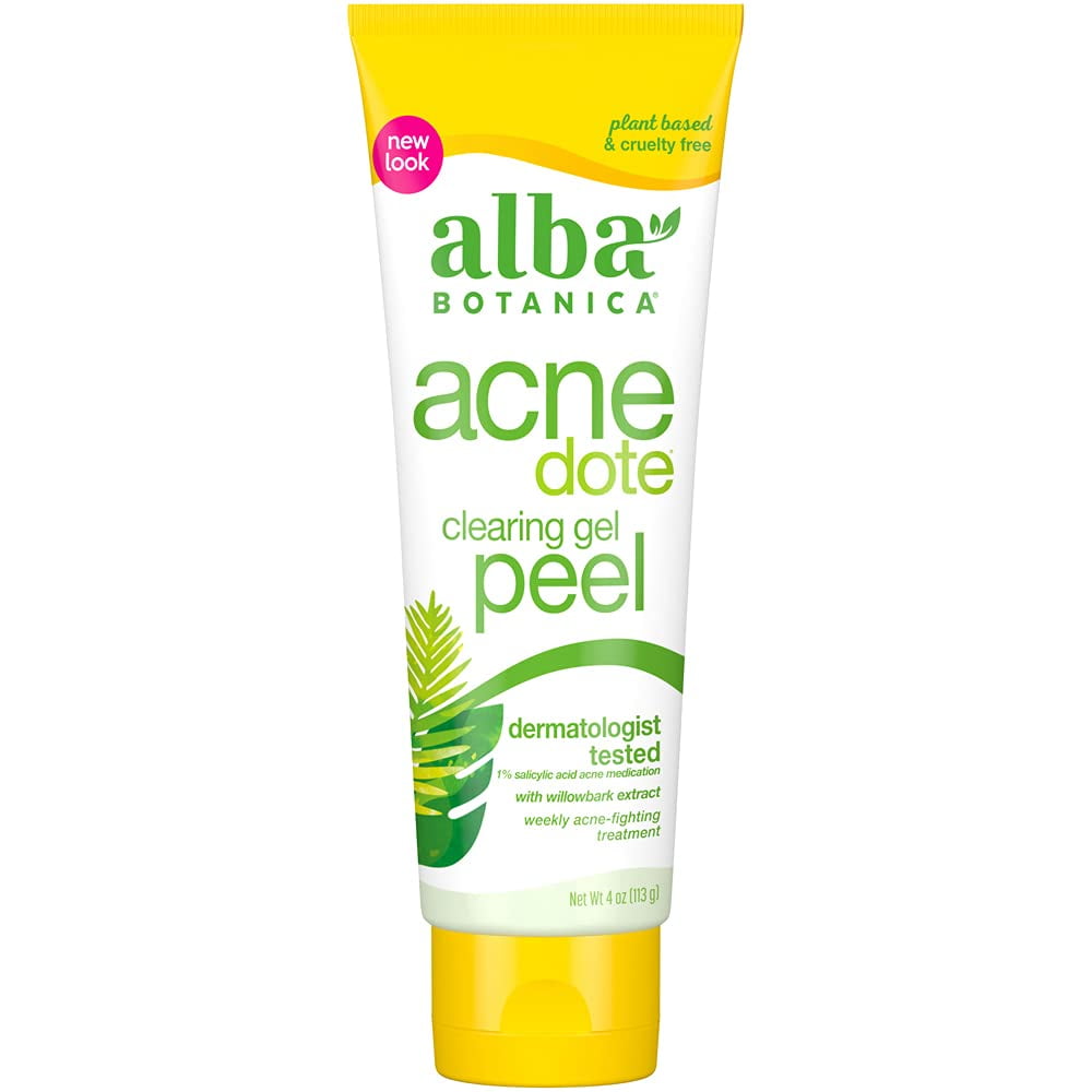 Alba Botanica ACNEdote Clearing Gel Peel Weekly Acne-Fighting Treatment ...