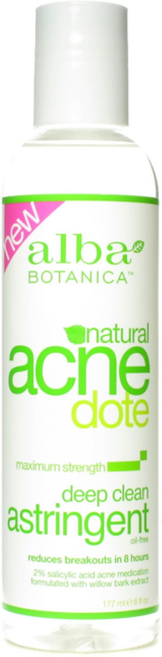 Alba Botanica Acnedote, Deep Clean Astringent 6 oz (Pack of 3 ...
