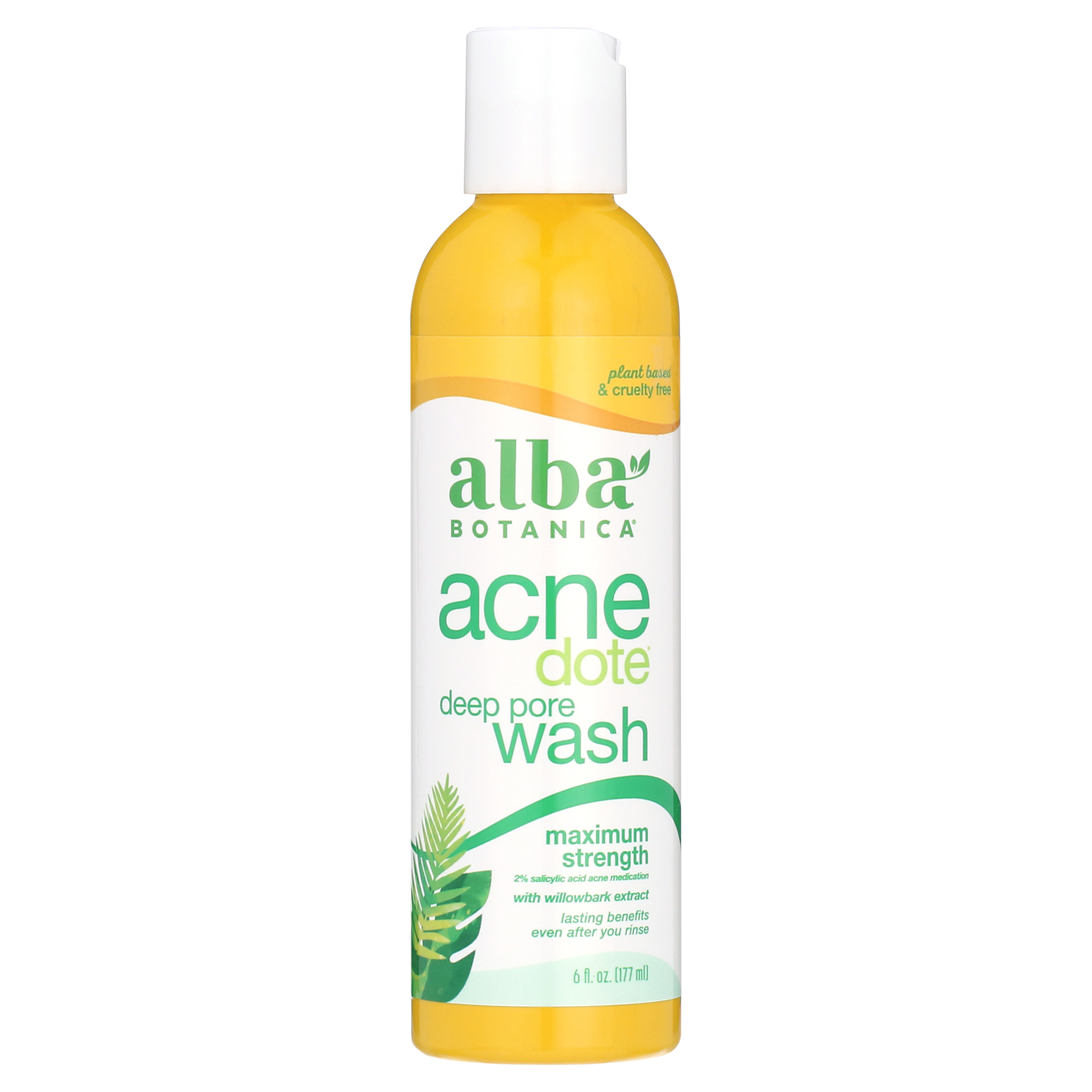 Alba Botanica Acnedote Maximum Strength Deep Clean Astringent, 6 oz ...