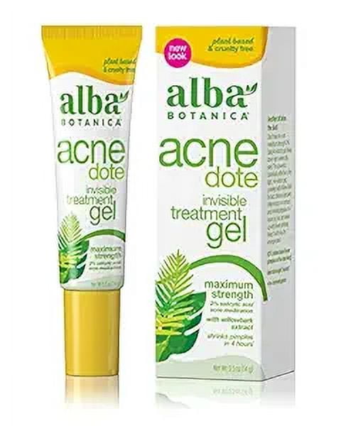 Alba Botanica Acnedote Maximum Strength Invisible Treatment Gel, 0.5 Oz ...