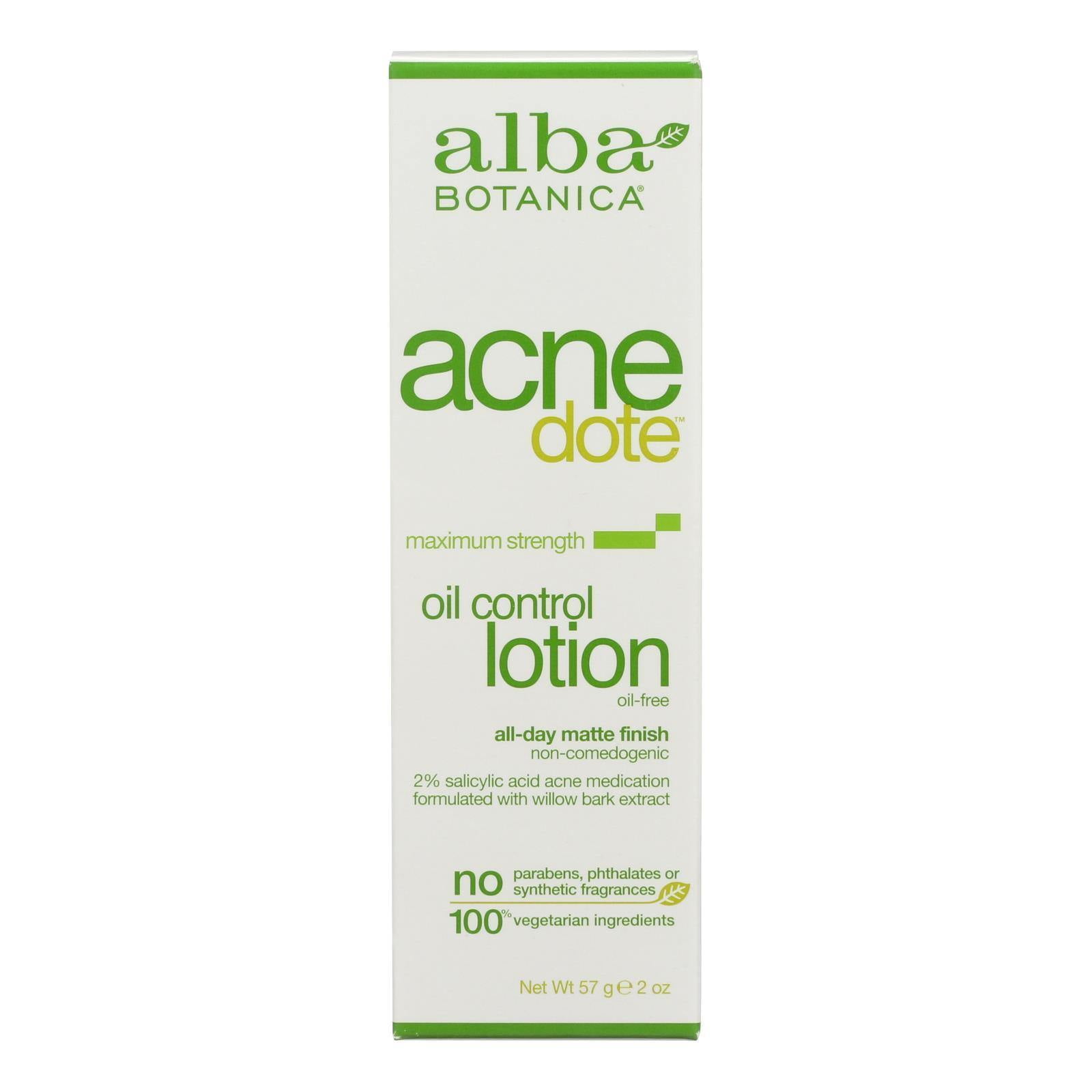 Alba Botanica - Natural Acnedote Oil Control Lotion - 2 fl oz - Walmart.com