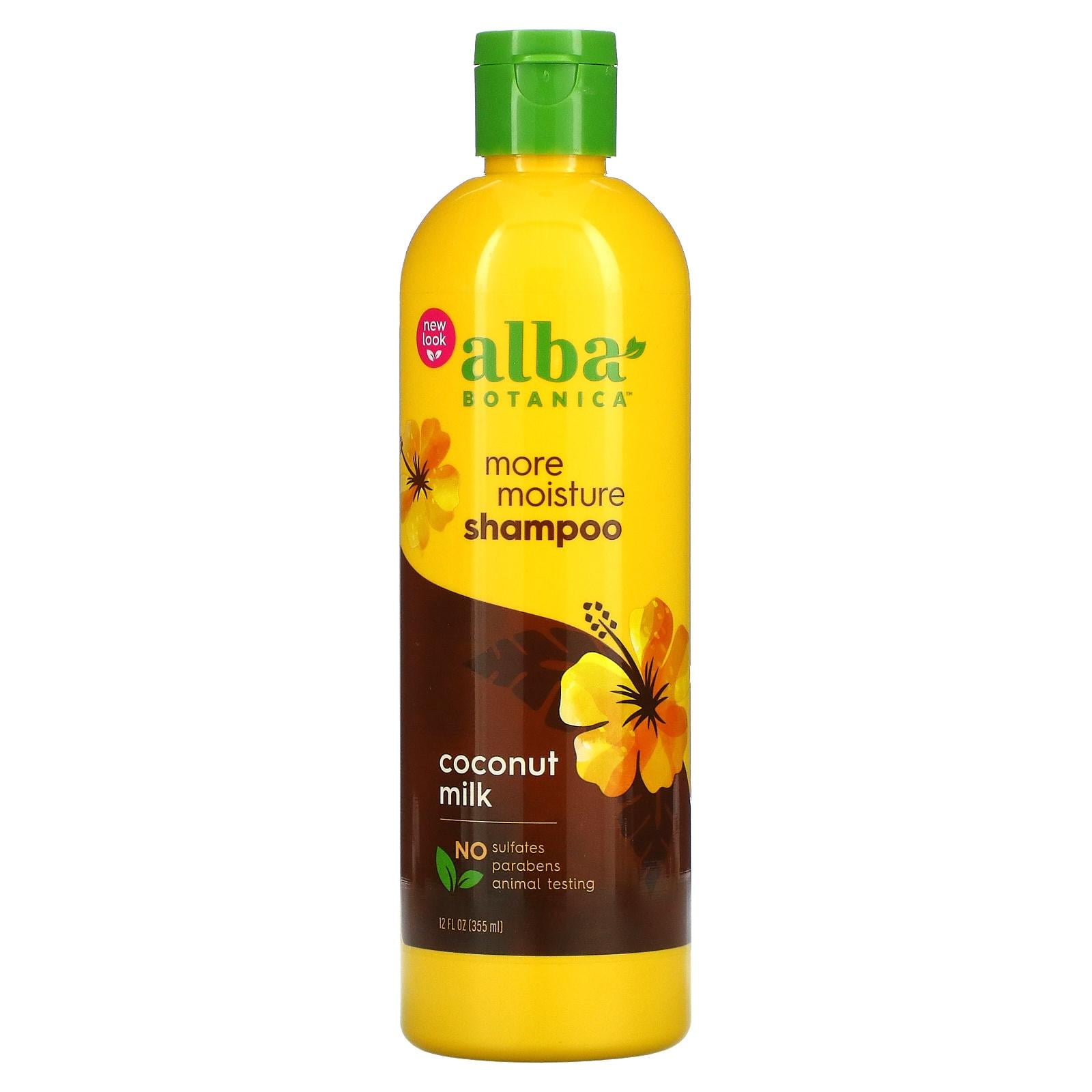 Alba Botanica Drink It Up Coconut Milk Hawaiian Shampoo, 12 oz ...