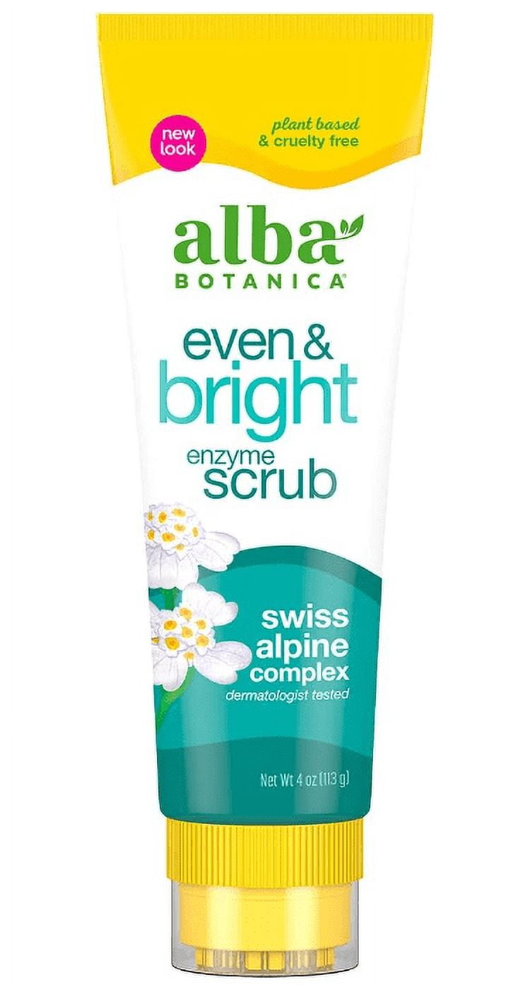 Alba Botanica Even Advanced Sea Algae Enzyme Scrub, 4 oz - Walmart.com