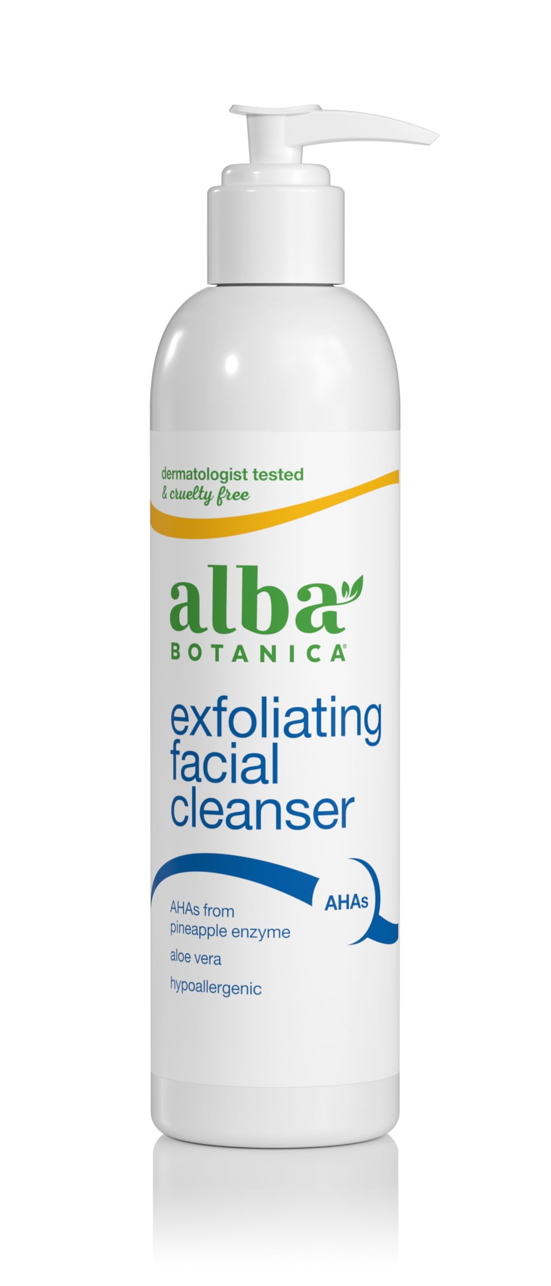 Alba Botanica Exfoliating Facial Cleanser, HYZ01 with Pineapple Enzyme ...