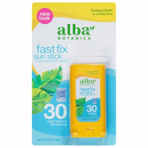 Alba Botanica Fast Fix Sun Stick SPF 30 - 0.5 oz - Walmart.com