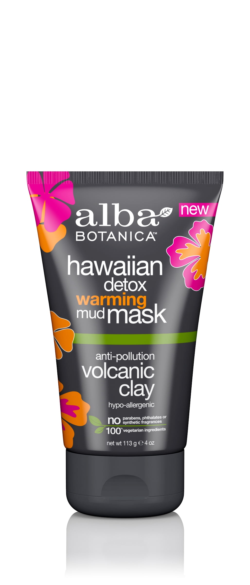 Alba Botanica Hawaiian Detox Warming Mud Mask, 4 Ounce Tube - Walmart.com