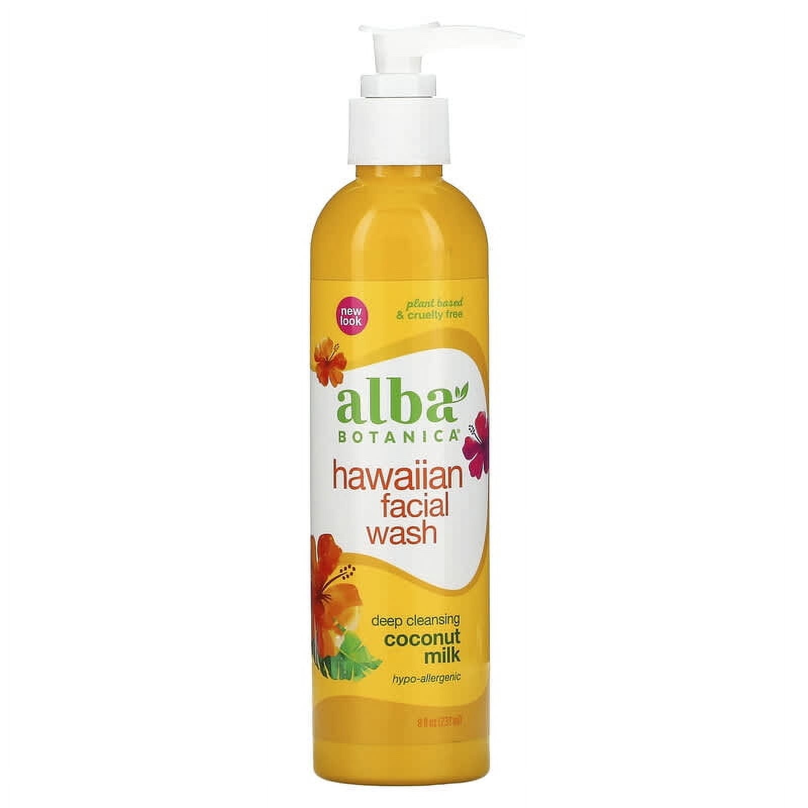 Alba Botanica, Hawaiian Facial Wash, Deep Cleansing Coconut Milk, 8 fl ...