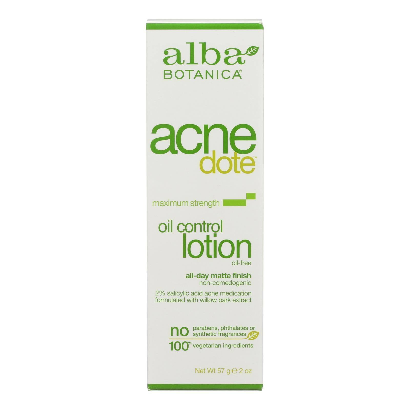 Alba Botanica - Natural Acnedote Oil Control Lotion - 2 fl oz - Walmart.com