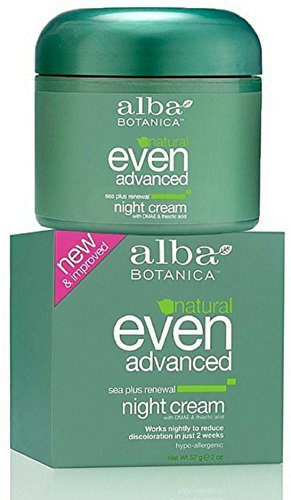 Alba Botanica Natural Even Advanced Sea Plus Renewal Night Cream 2 Fl ...