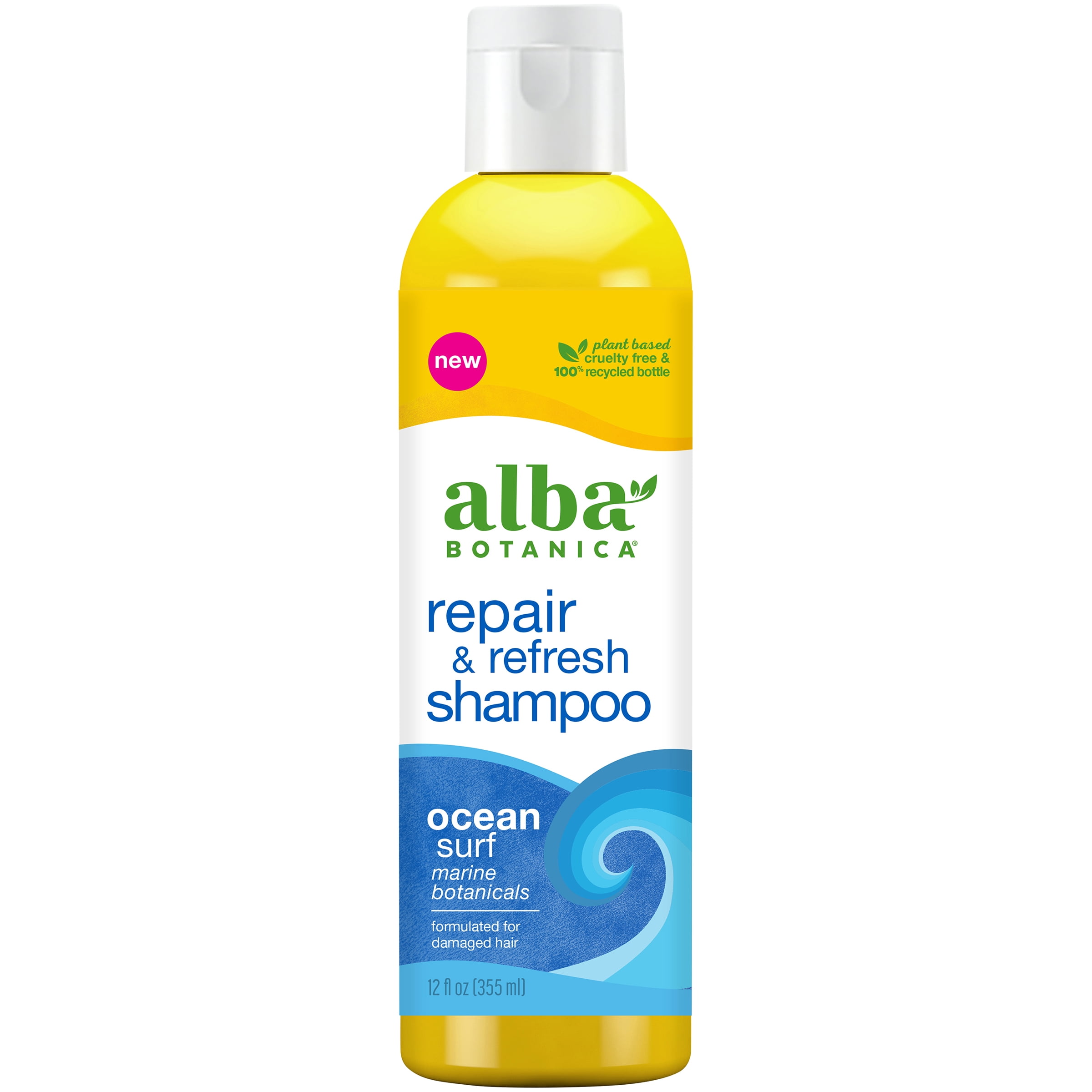 Alba Botanica Repair & Refresh Shampoo, Ocean Surf Marine Botanicals ...