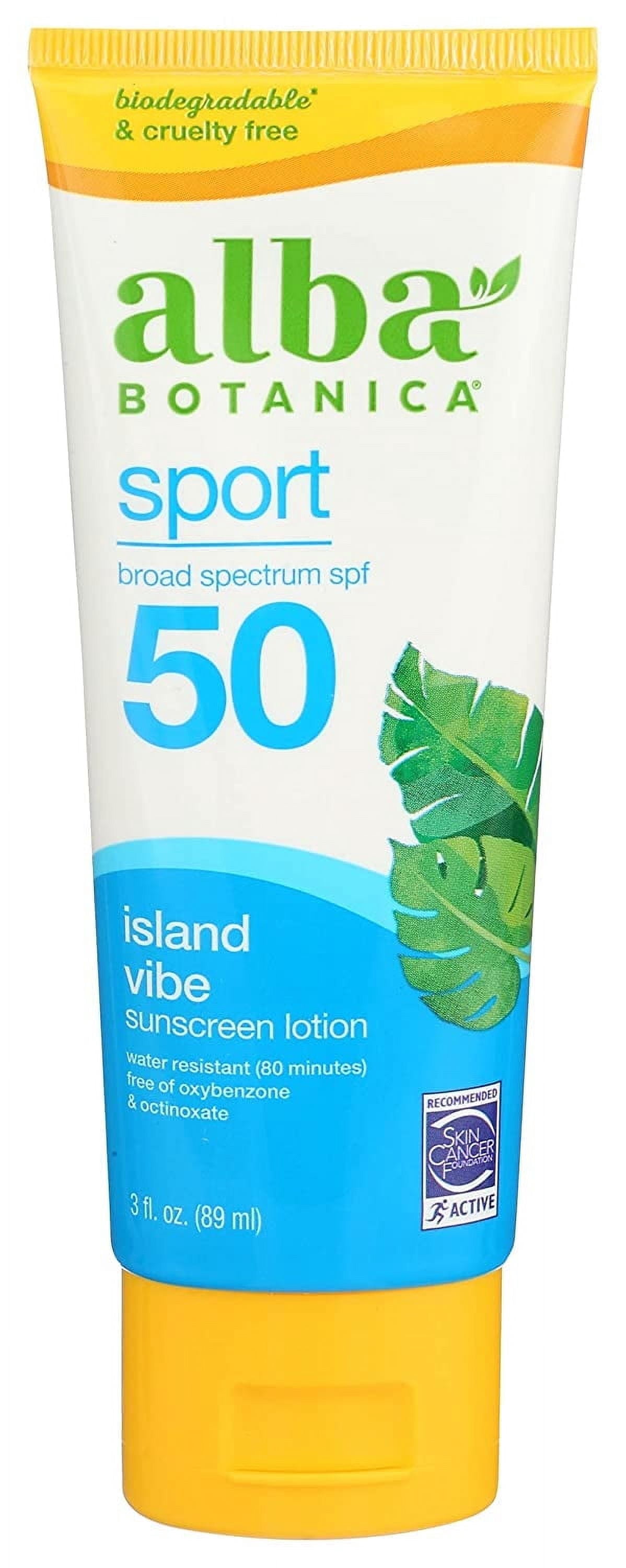 Alba Botanica Sport SPF45 Sunscreen 4 oz Pack of 2 - Walmart.com