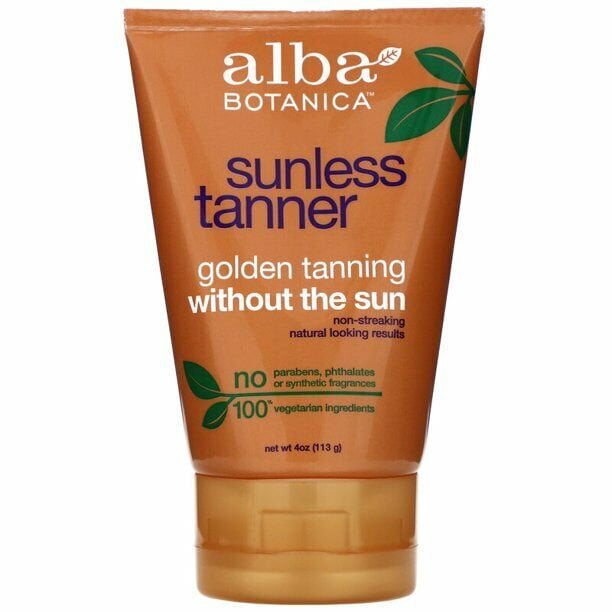 Alba Botanica Sunless Tanning Lotion SPF15 4 Ounce, Pack of 2 - Walmart.com
