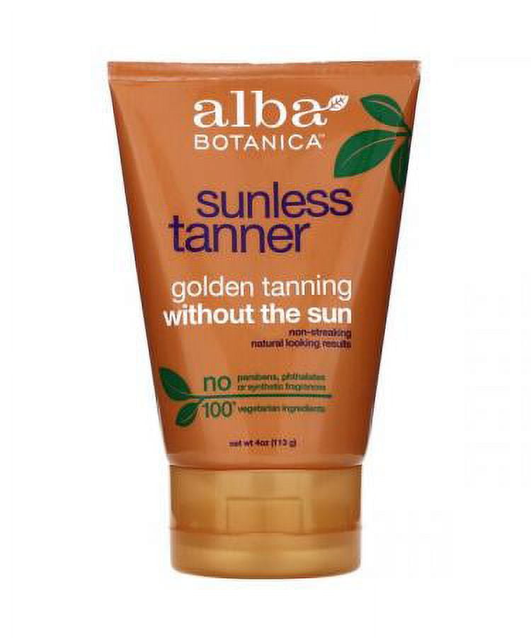 Alba Botanica Sunless Tanner Golden Tanning Lotion 4 oz - Walmart.com