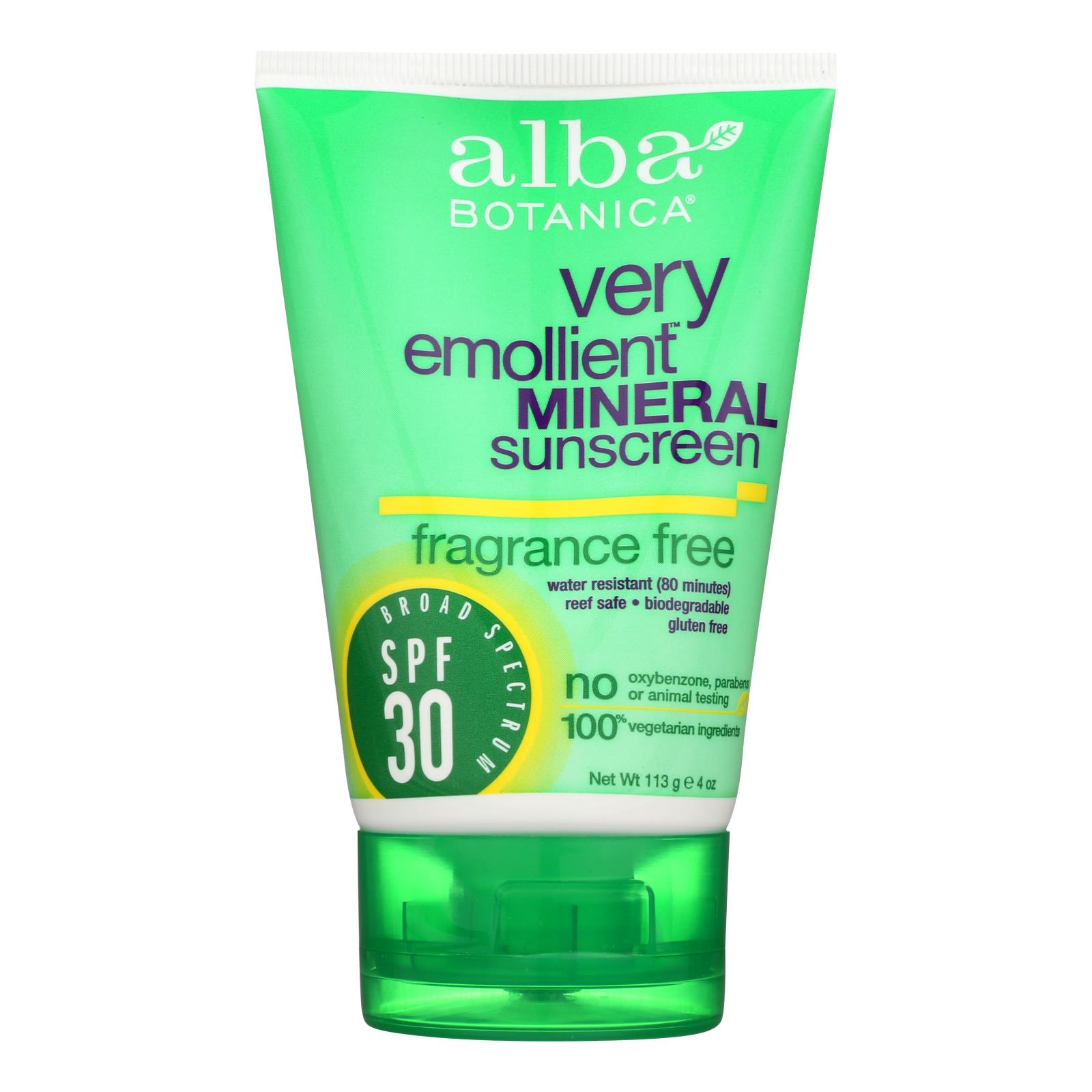 Alba Botanica - Sunscreen Lotion Mineral - 1 Each-3 Fluid Ounces ...