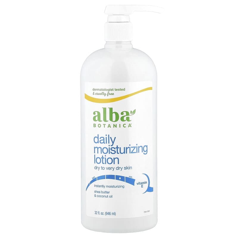Alba Botanica, Daily Moisturizing Lotion, Dry to Very Dry Skin , 32 fl ...