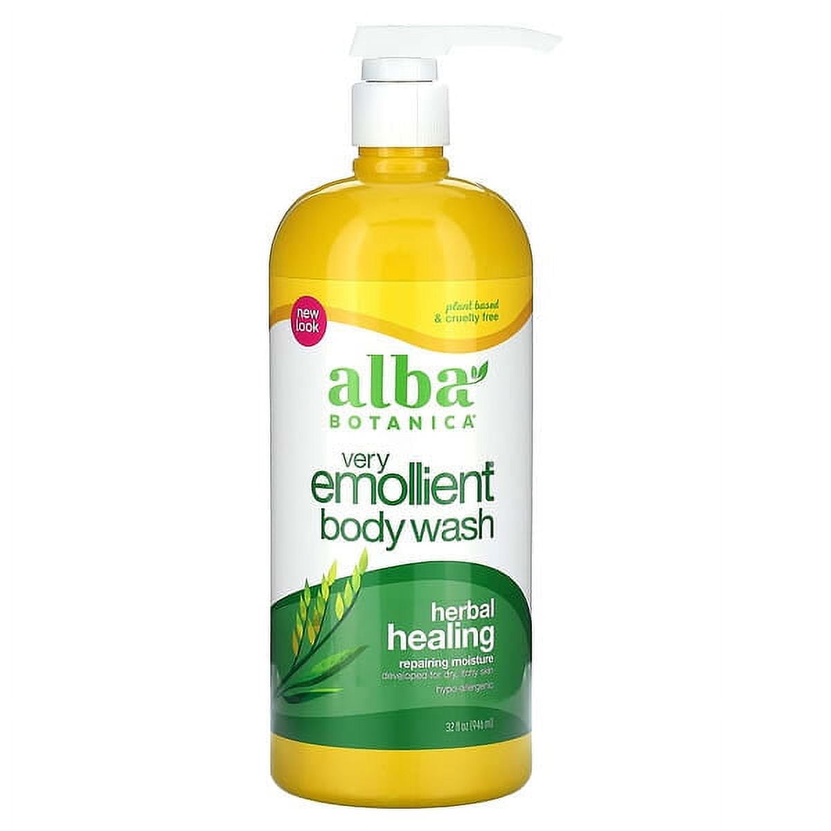 Alba Botanica, Very Emollient Body Wash, Herbal Healing, 32 fl oz ...