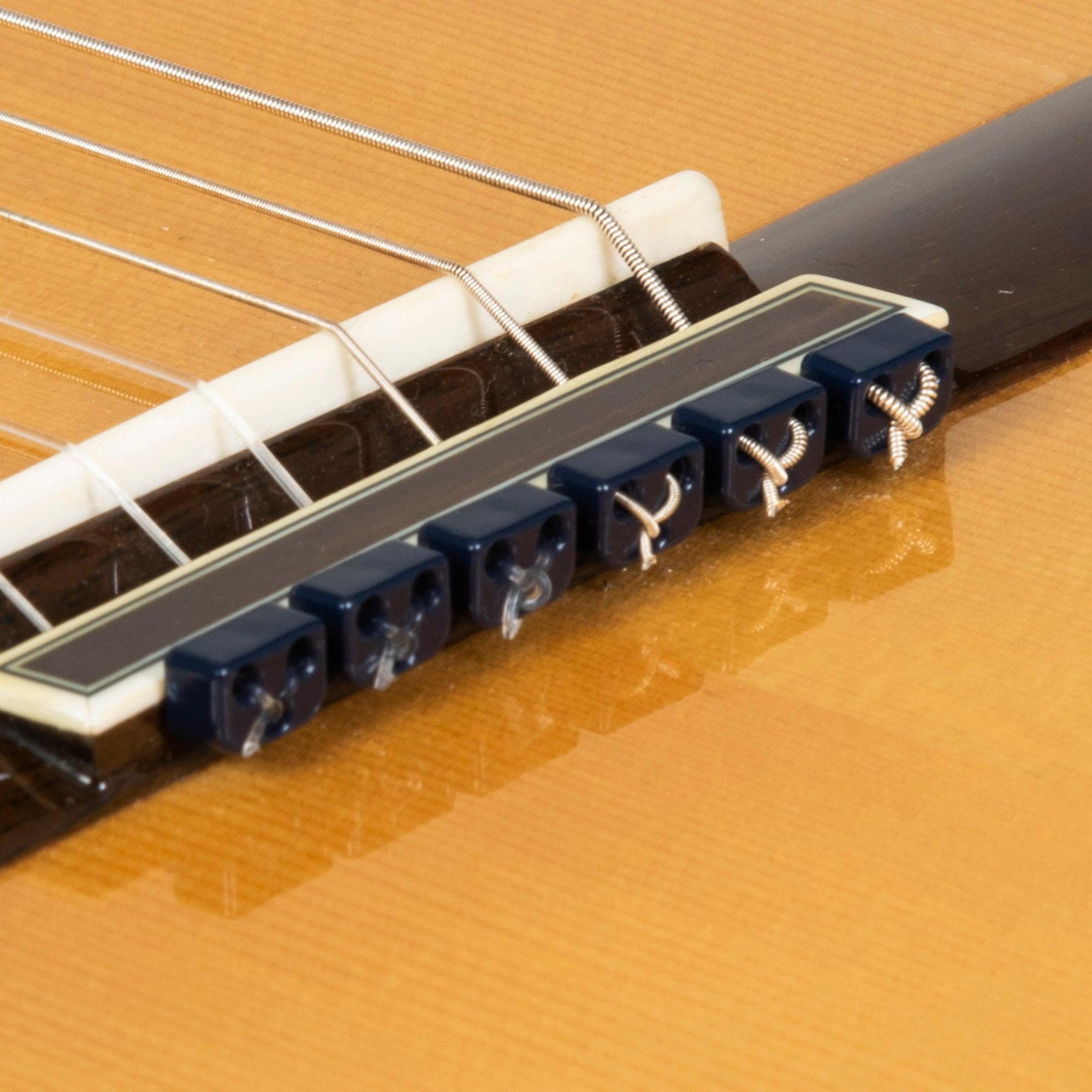 Alba Guitar Beads Blue For Classical Guitar, Flamenco Guitar Bridge ...