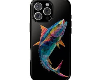 Albacore Tuna Fish Geometric Rendering Ocean Inspired Phone Case for ...