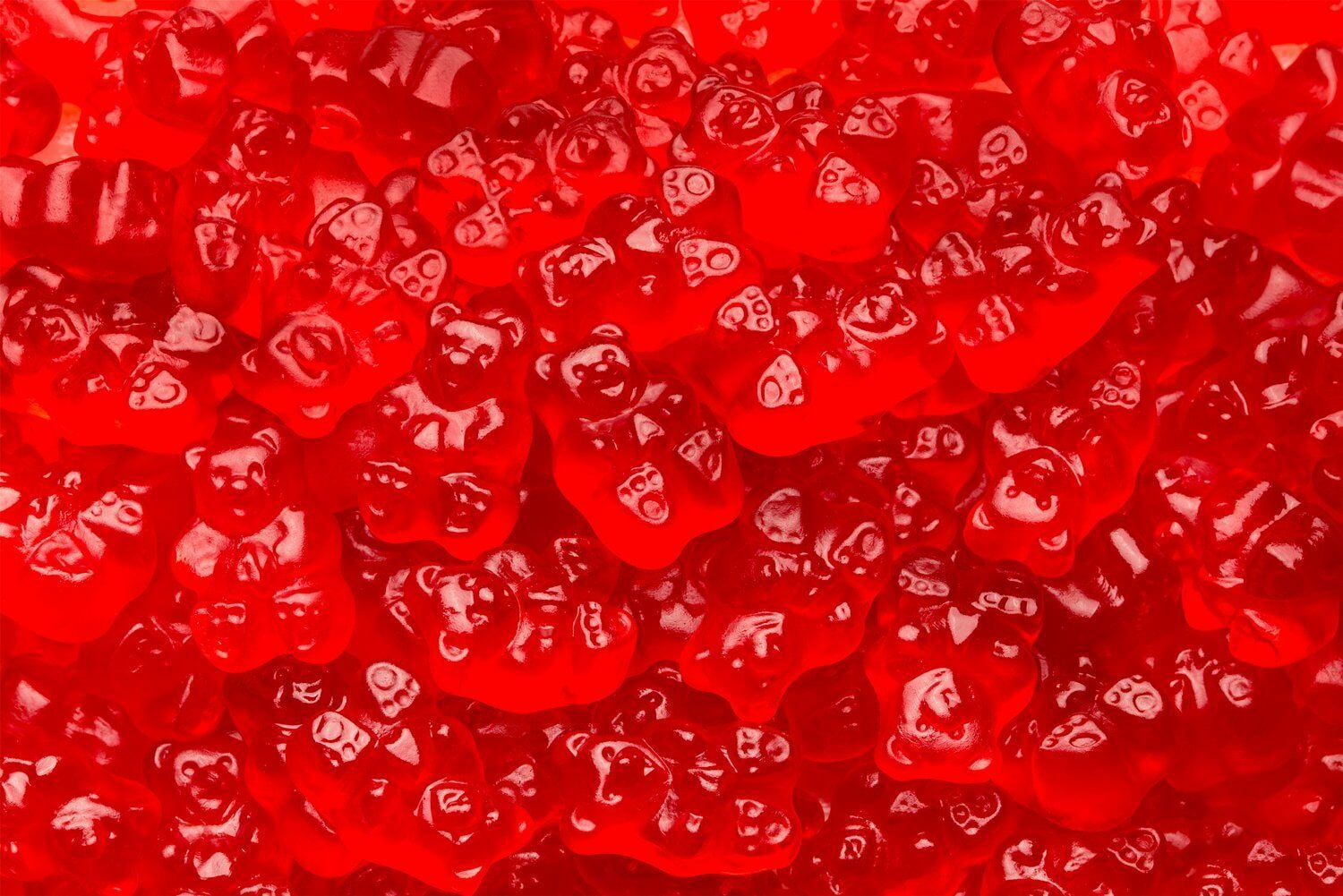 Albanese Red Gummy Bears Wild Cherry Flavor 15oz SUPER SAVER BULK CANDY ...