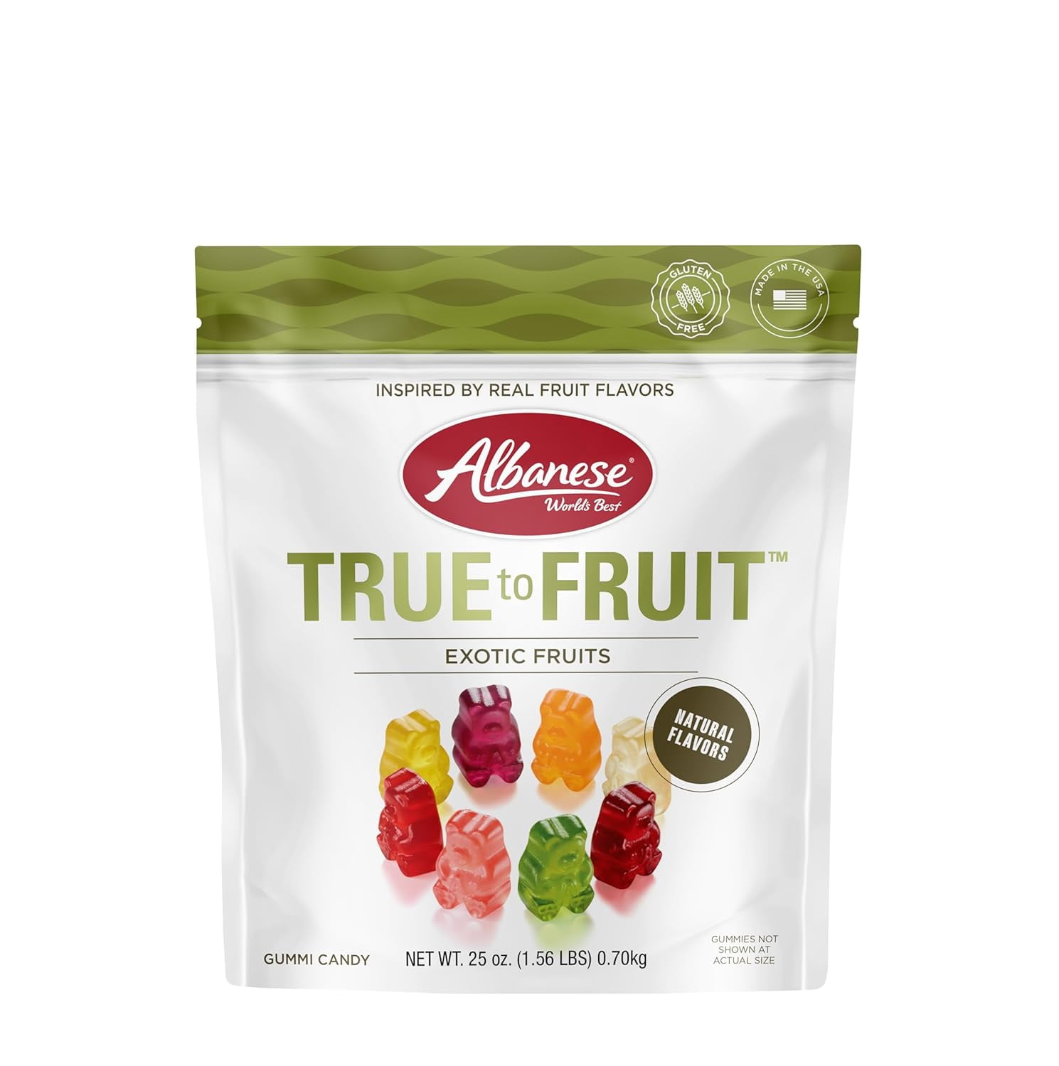 Albanese World's Best True to Fruit BSL1 Exotic Fruits Gummi Bears ...