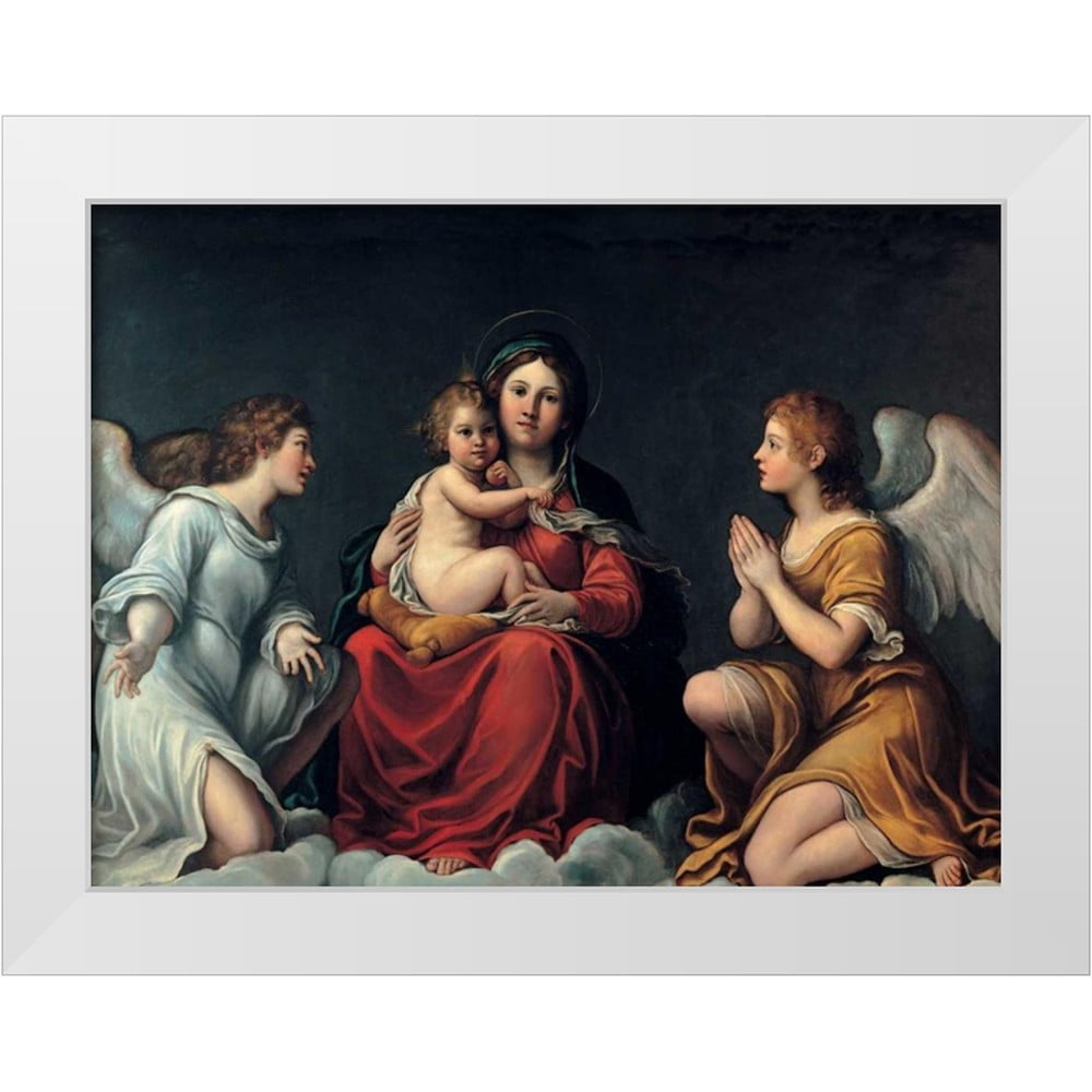 Albani, Francesco 14x12 White Modern Wood Framed Museum Art Print ...