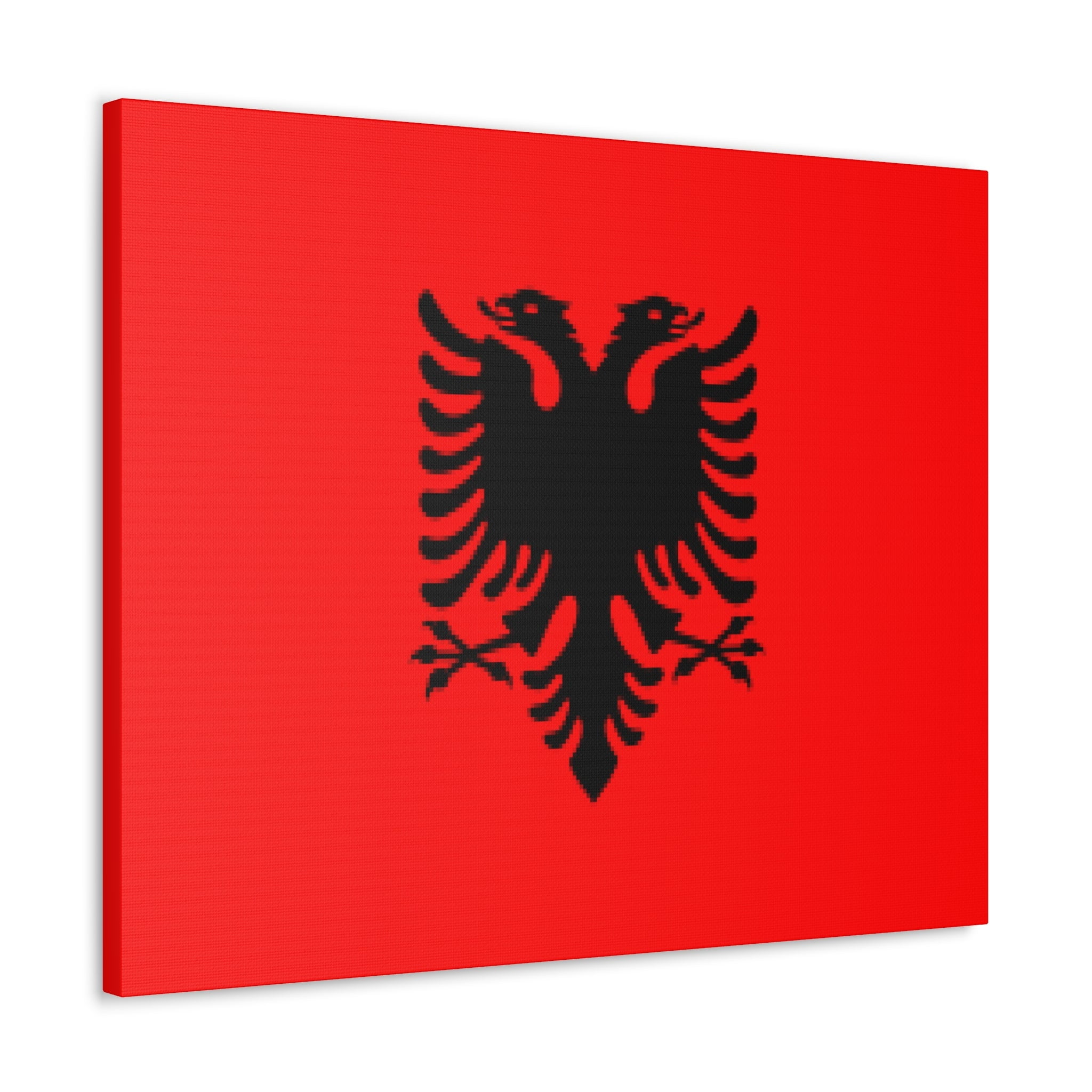 Albania Country Flag Canvas Vibrant Wall Art Unframed Home Decor ...