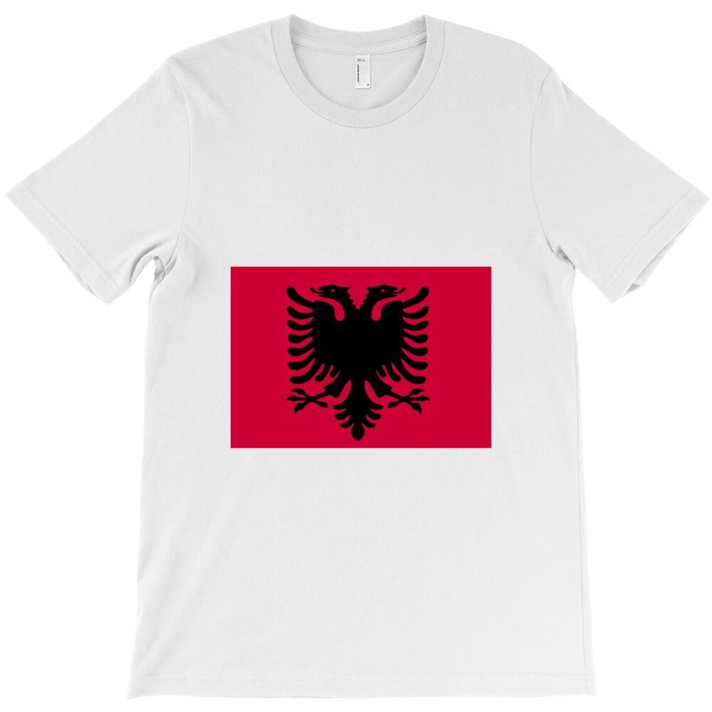 Albanian Flag Albania, Simple Bold National Pride Graphic Design G19907 ...