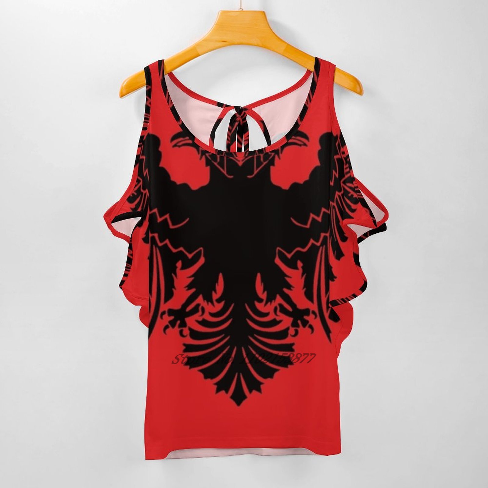 Albanian Flag Women Print T-Shirt Summer Casual Tops Streetwear T Shirt ...