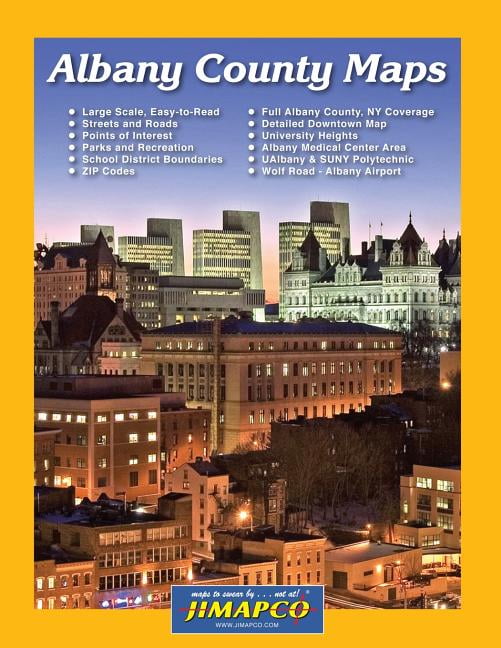 Albany County Maps (Paperback) - Walmart.com
