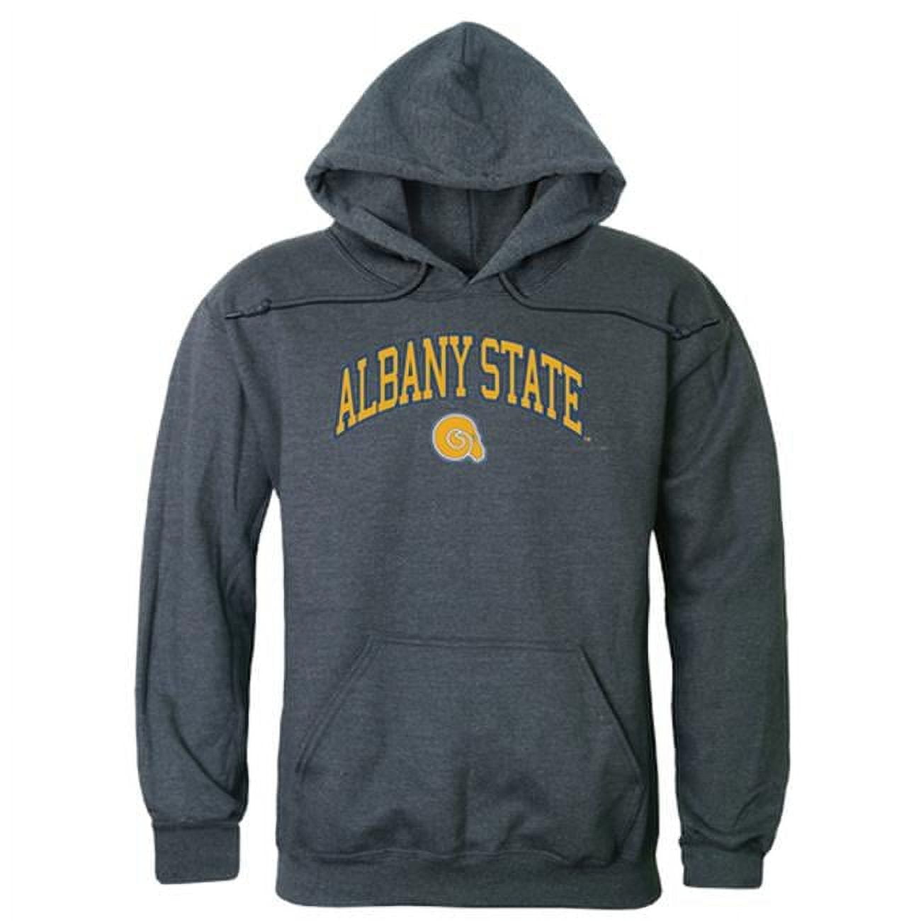 Albany State University Campus Hoodie, Heather Charcoal - Large ...
