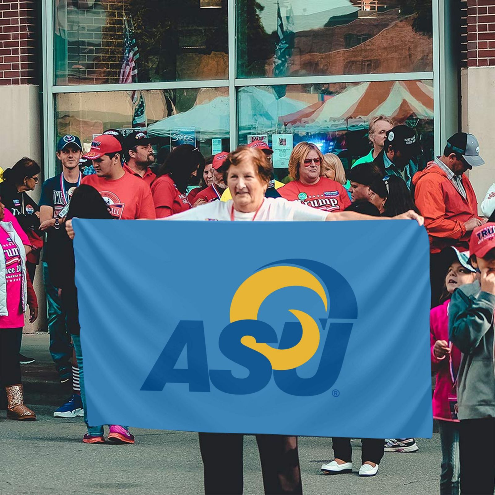 Albany State University Logo Flag 3x5 Outdoor ,Sewn Stripes, Stronger ...
