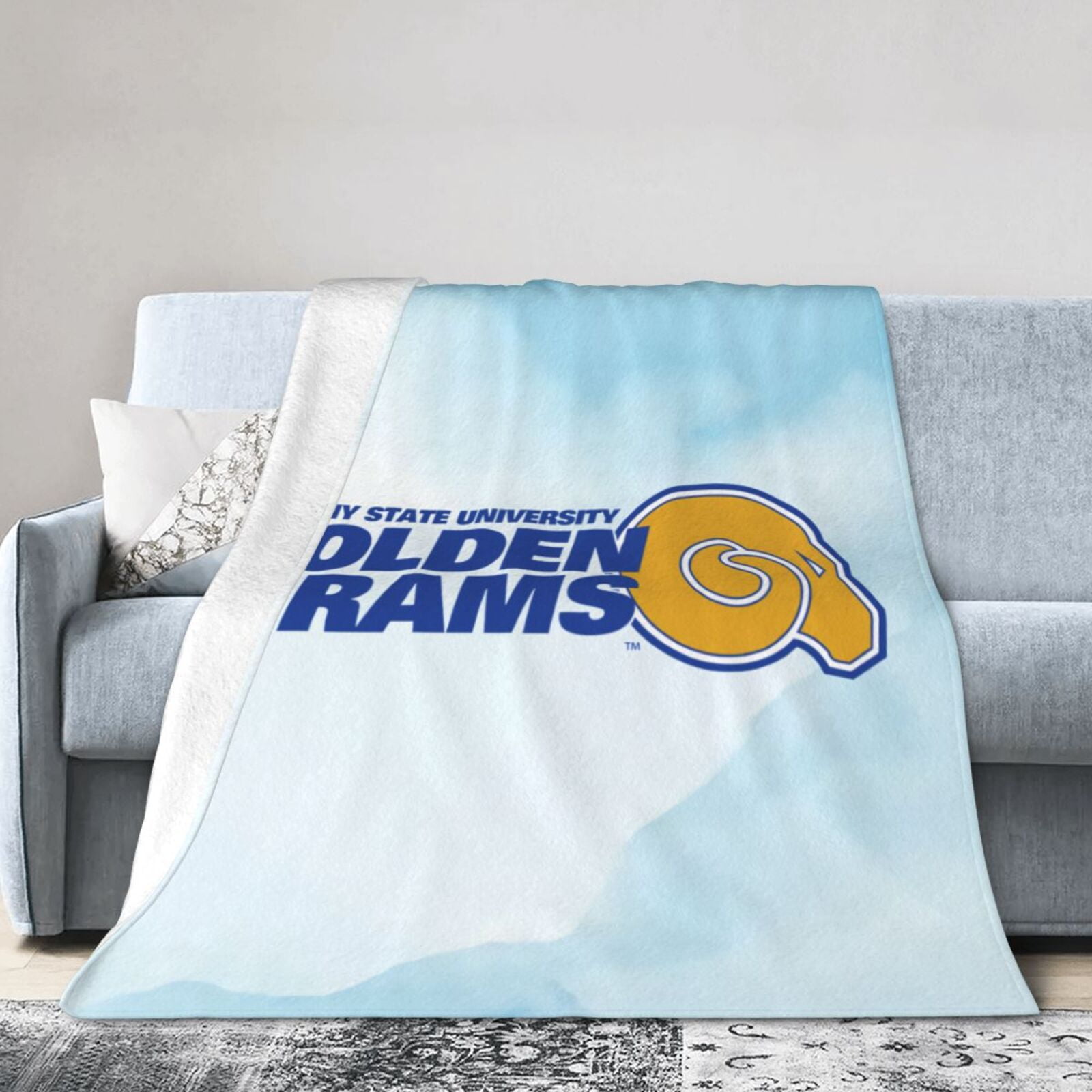 Albany State University Logo Ultra-Soft Micro Fleece Blanket Multi-Size ...