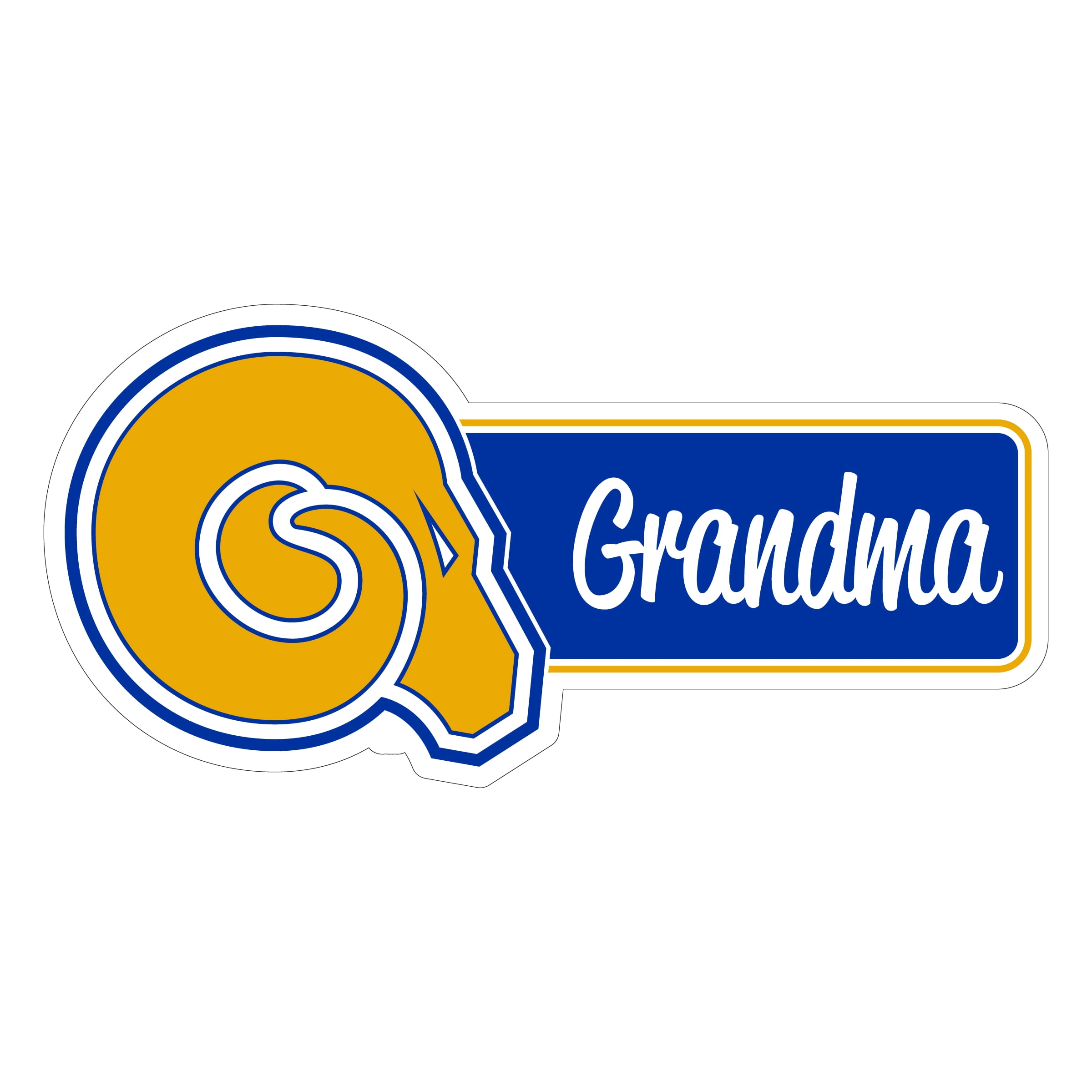 Albany State University Proud Grandma Die Cut Decal Officially Licensed ...