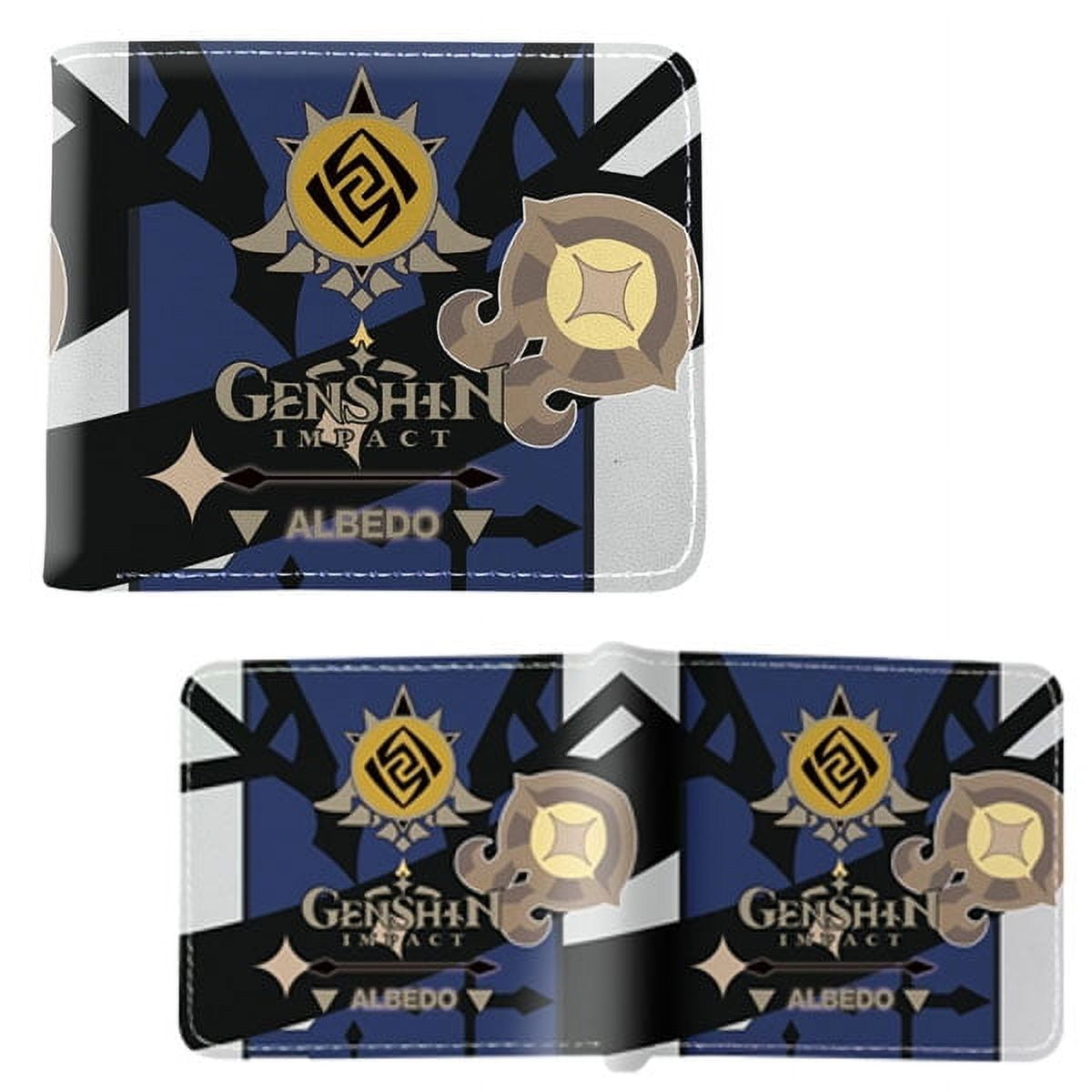 Albedo Outfit - Genshin Impact 4x5" Bi-Fold Wallet - Walmart.com