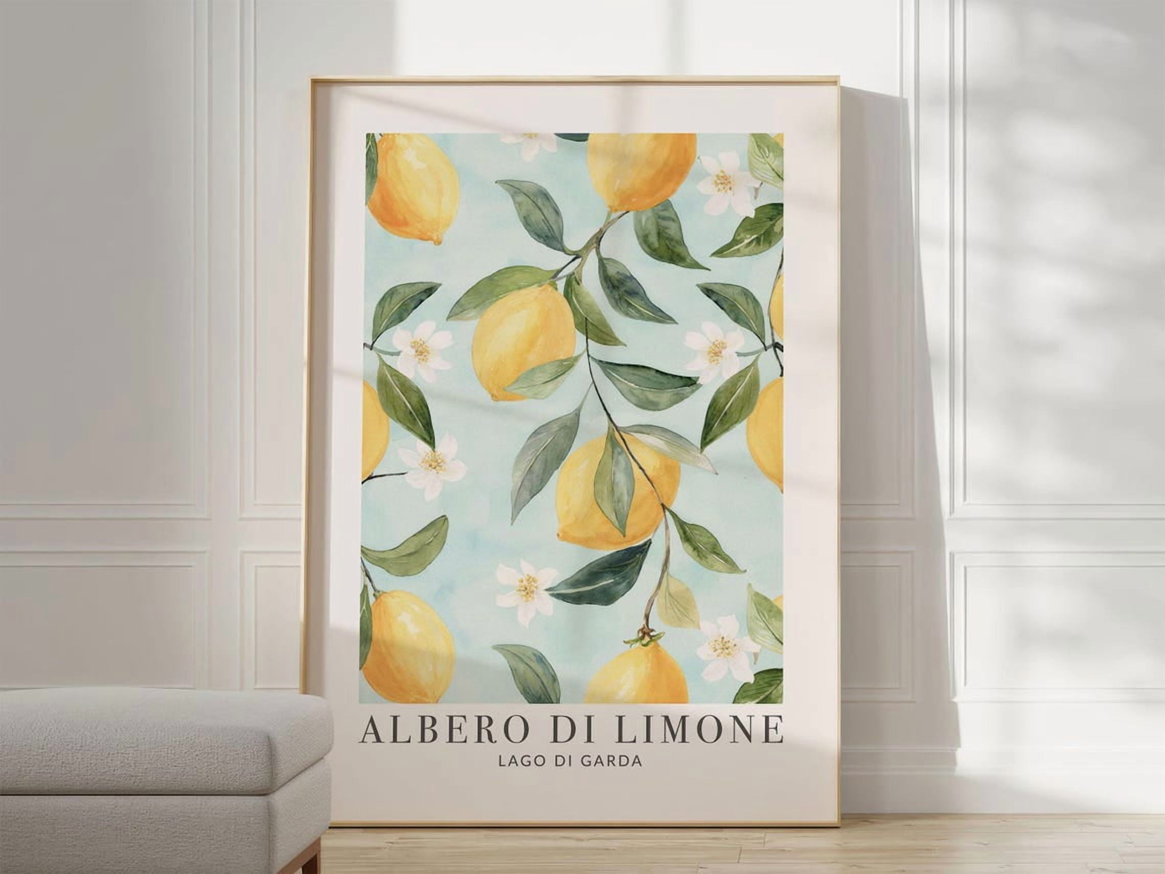 Albero Di Limone Lake Garda Poster, Unframed Paper Poster 11x14in ...
