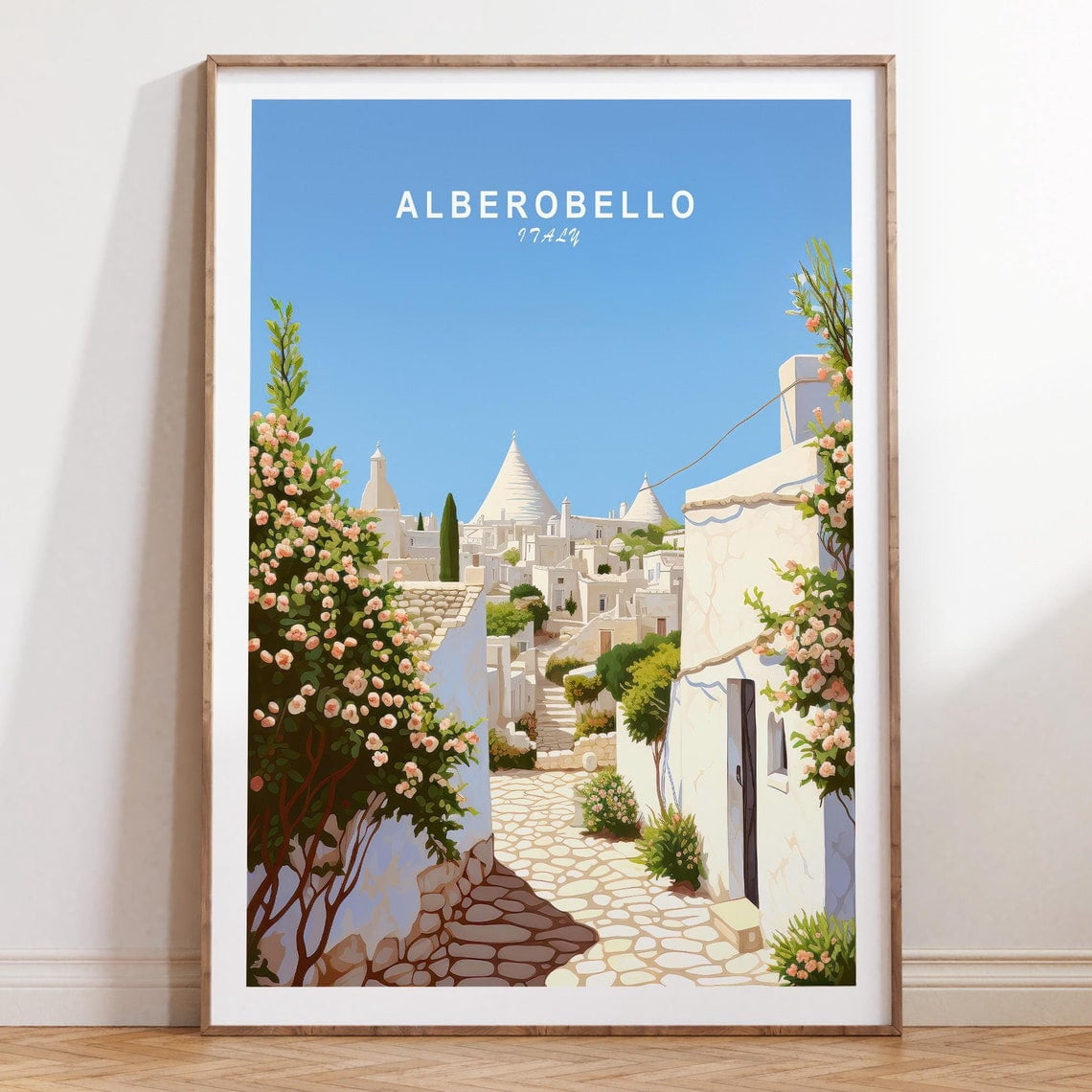 Alberobello Italy Poster, Alberobello Travel Wall Art, Italy Travel ...