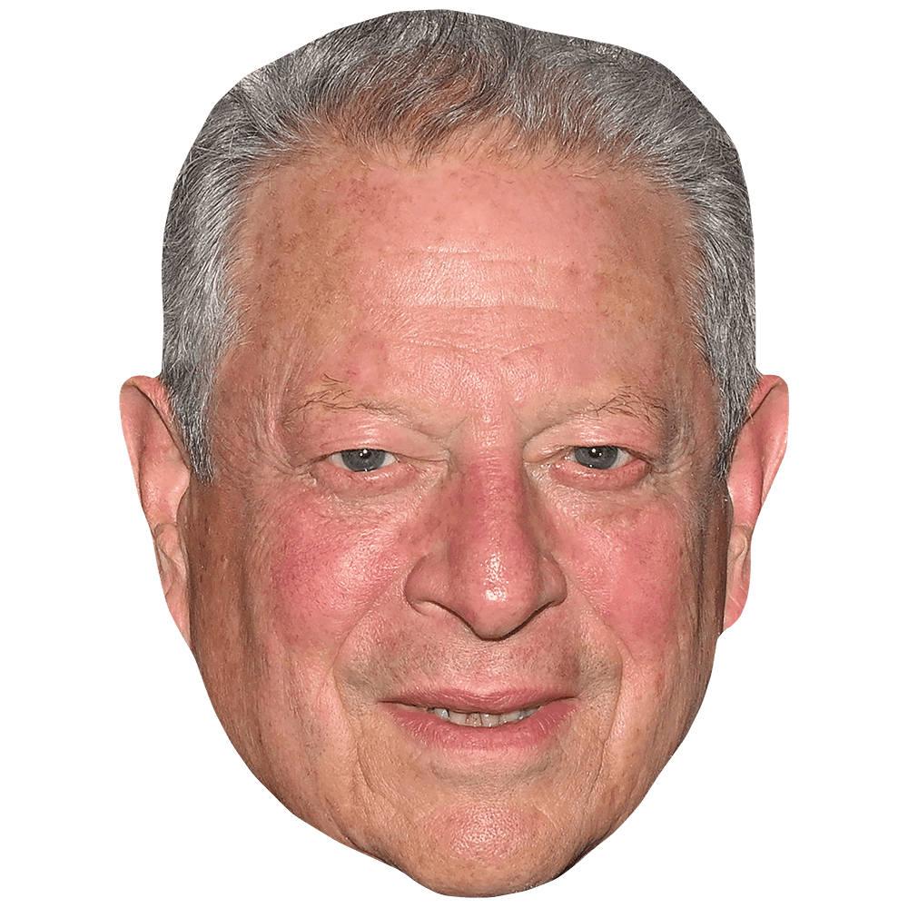 Albert Arnold Gore (Grey Hair) Big Head. Larger than life mask ...