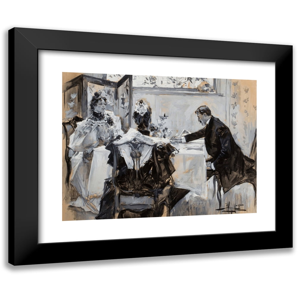 Albert Beck Wenzell 24x19 Black Modern Framed Museum Art Print Titled ...